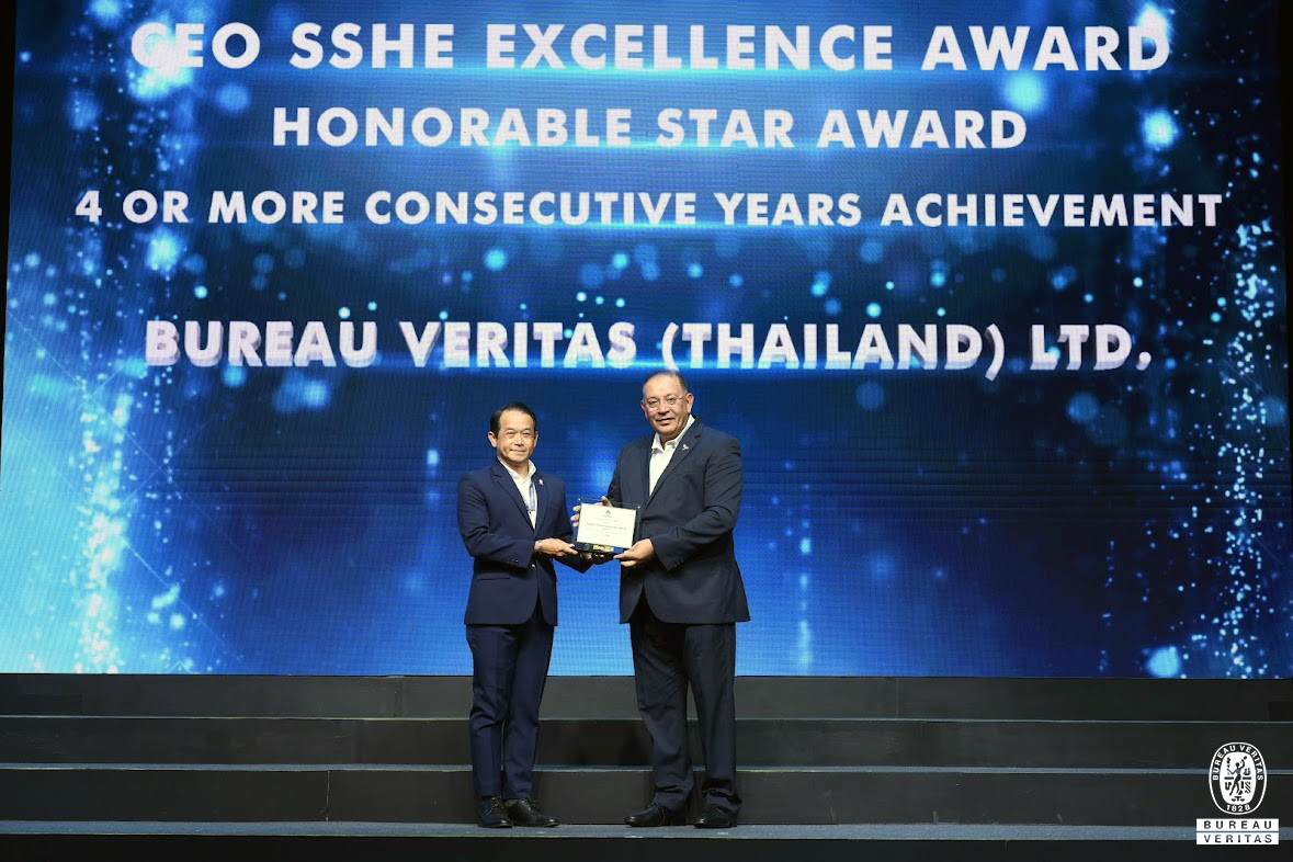 บูโร เวอริทัส (ประเทศไทย) รับรางวัล CEO SSHE Excellence จาก ปตท สผ. ใน ...